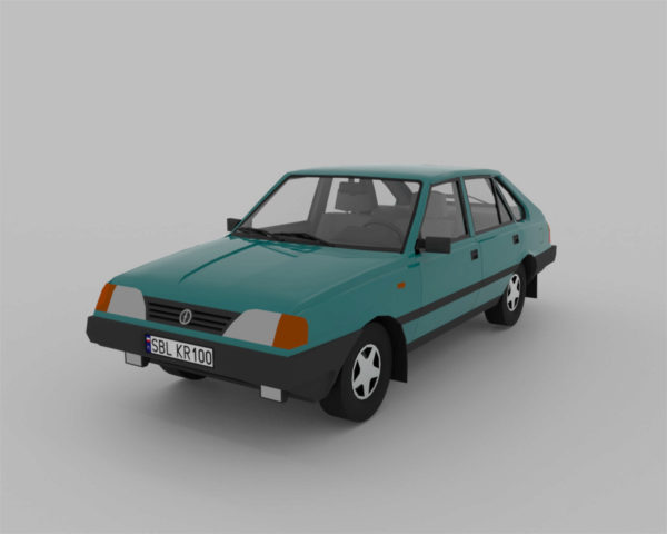 FSO Polonez MR93 (low poly) | Skillmill