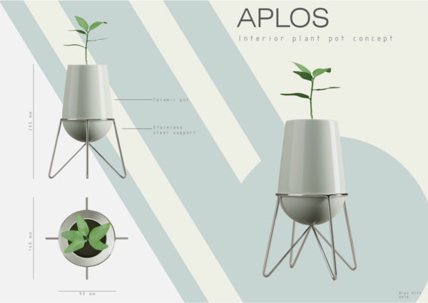 APLOS - Interior Plant Pot Concept | Skillmill