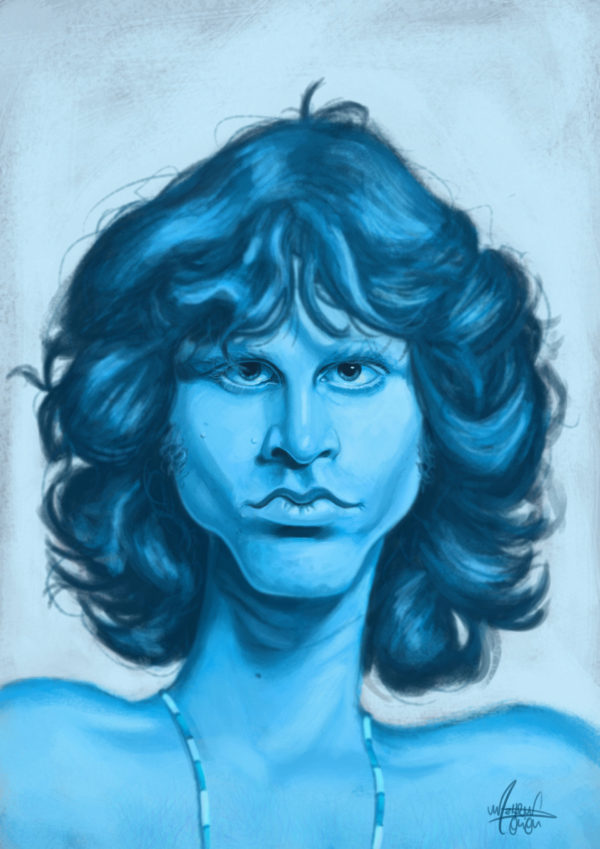 Jim Morrison Caricature | Skillmill