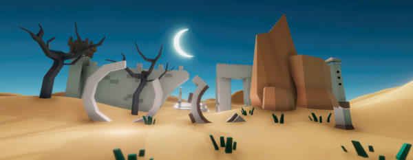 Low Poly Desert Ruins | Skillmill