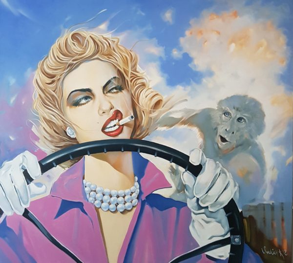 ,, The lady with the monkey ,, | Skillmill